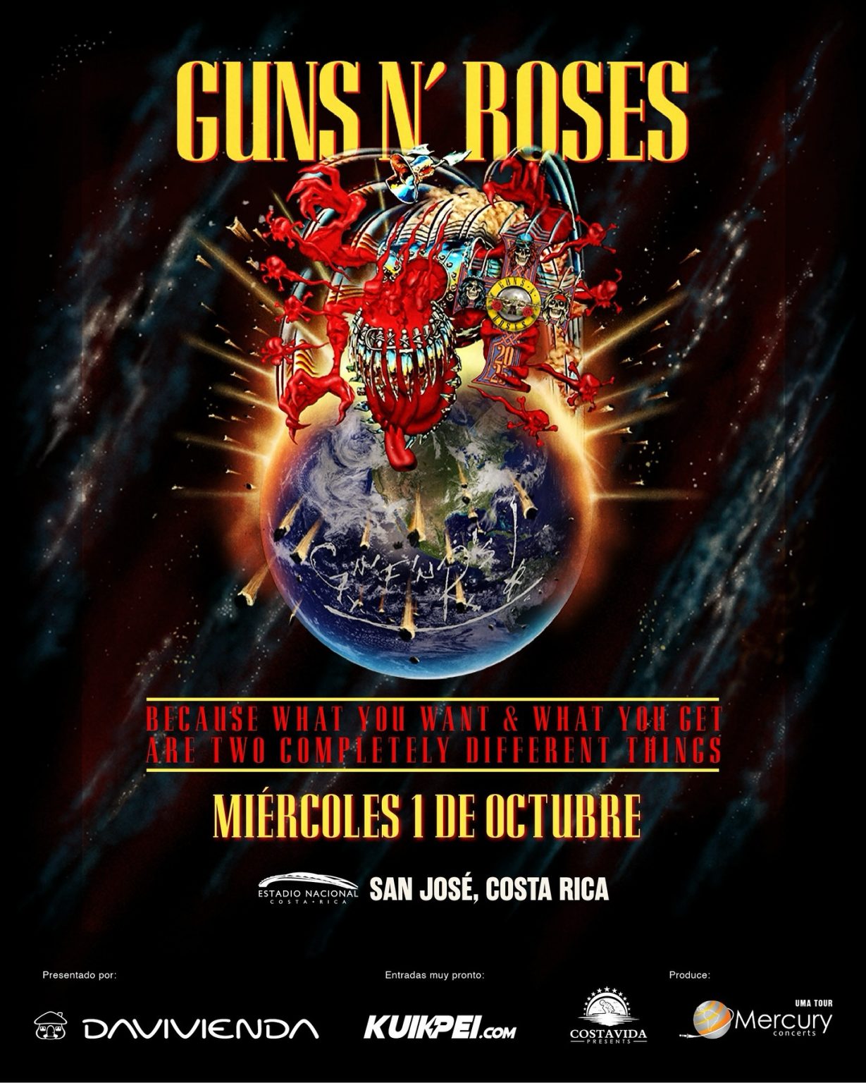 Guns N’ Roses Costa Rica Concert 2025: Band Returns After Nine Years ...